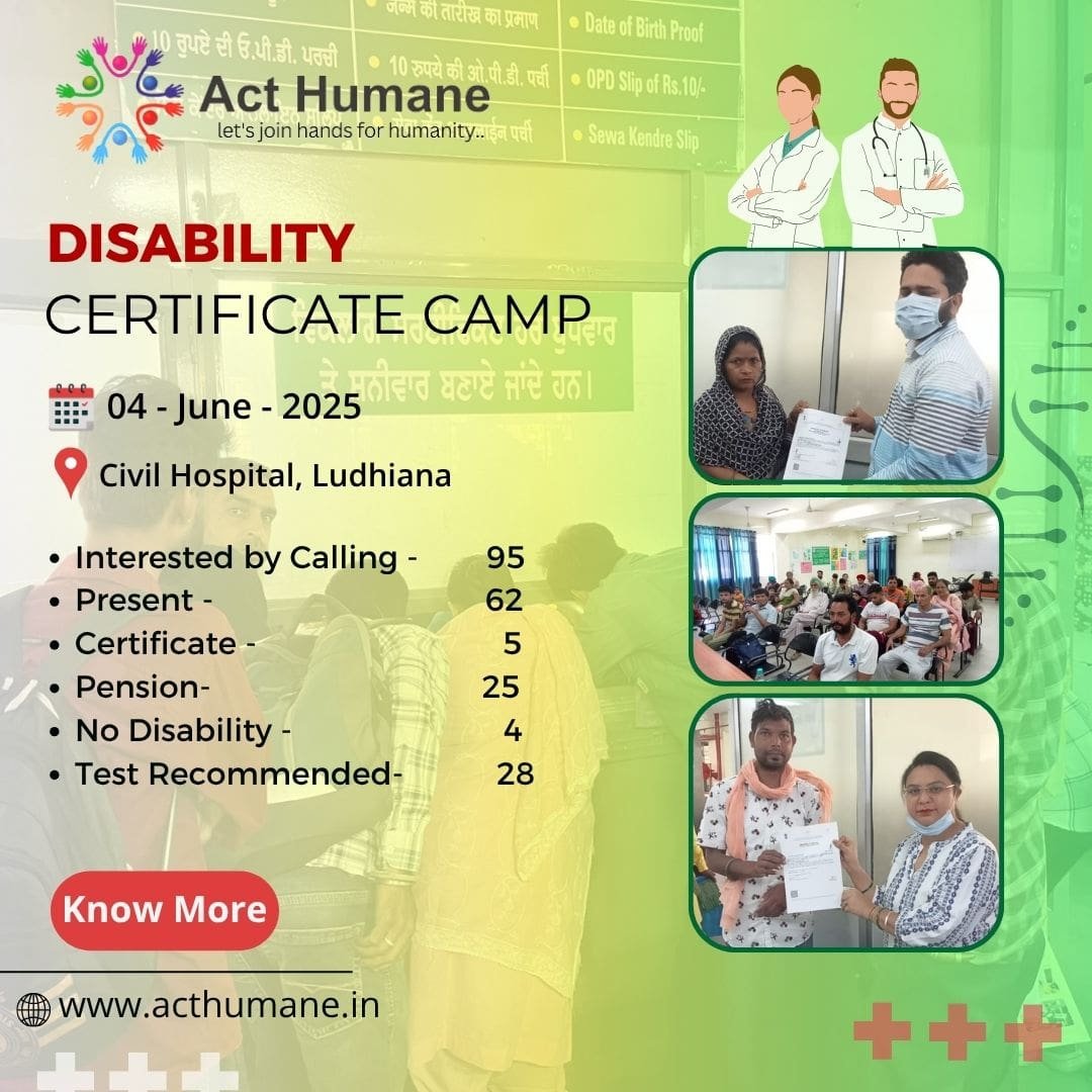 Charitable Society in Punjab | NGO in Ludhiana | Act Humane By Harleen Kaur